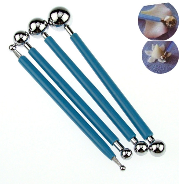 Baking pastry tools set Double ended fondant Sculpey Shape Smooth ...