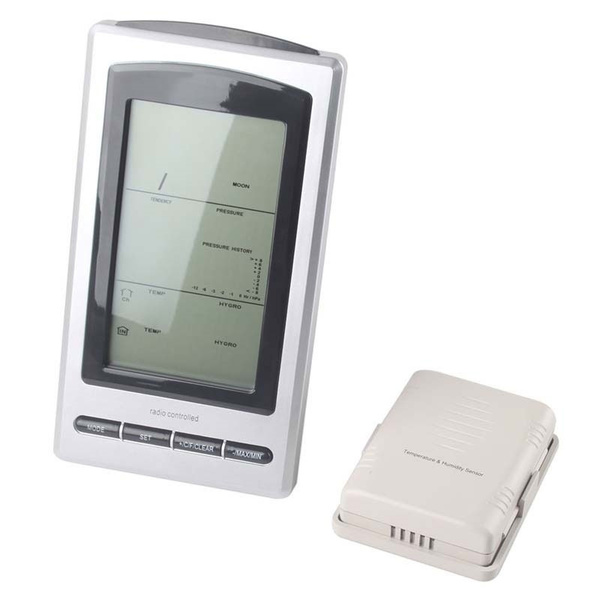 Wireless Outdoor Indoor Weather RF Station Temperature Humidity Remote ...