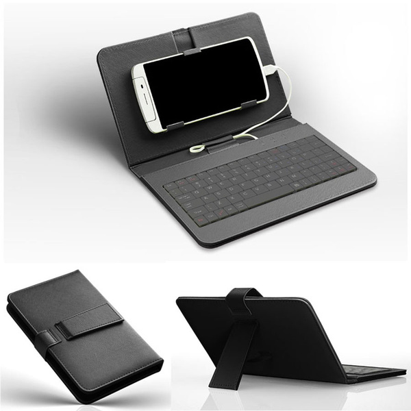 Micro USB Keyboard Case For UMI IRON Case High Quality PU Leather Flip ...