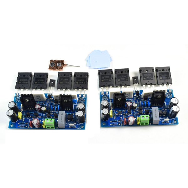 LJM MX50X2 2pcs MX50 Class AB 100W+100W Power Amplifier Borad Finish ...