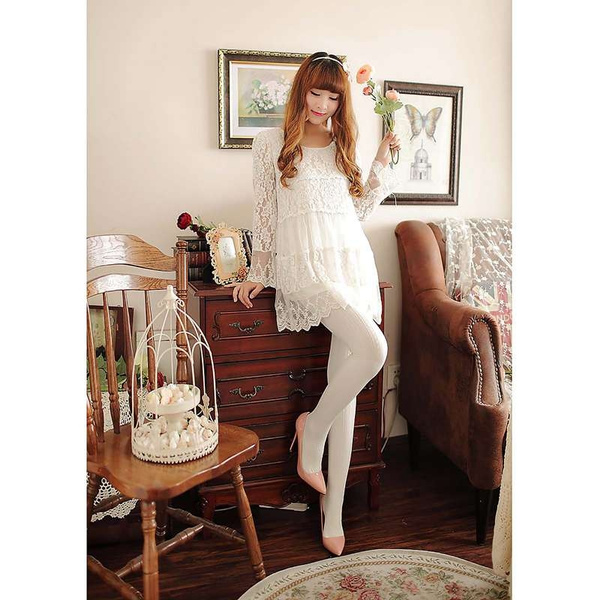 Hot Autumn Winter Hosiery Women Sexy Vertical Stripes Stockings Tights Pantyhose Wish