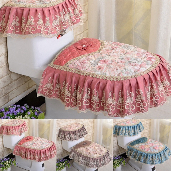 New Fashion Lace Printing Home Decoration/1 Set（Water Tank Cover ...