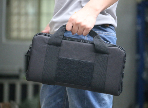 Airsoft Tactical 14" Rectangle Padded Handgun Pistol Carry Case Bag ...