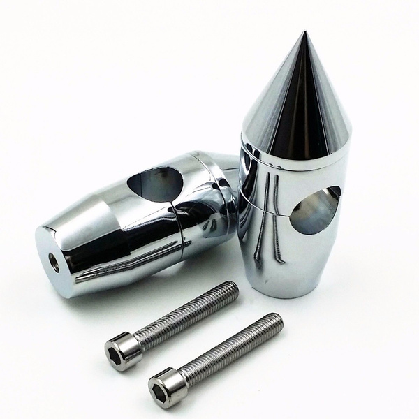 Chrome 1" 25mm Motorcycle Spike Handlebar Riser For SPORTSTER SOFTAIL ...
