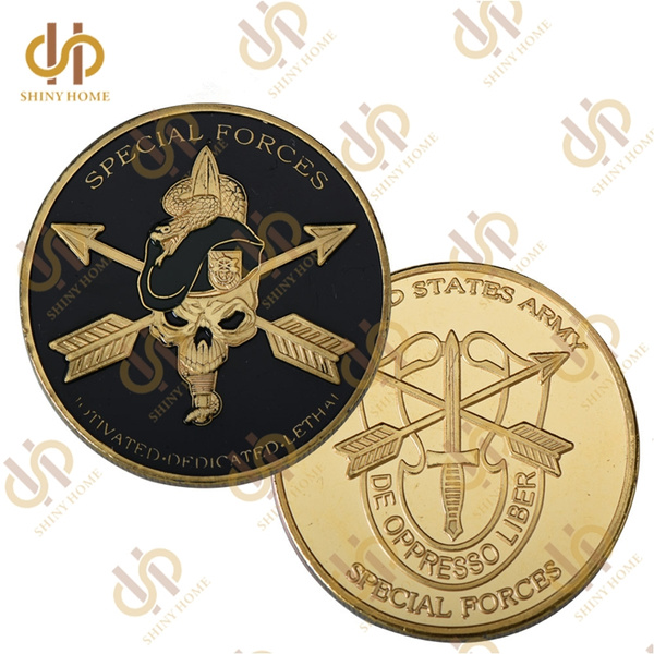 United States Army Special Forces Challenge Coin Green Berets Liberty ...