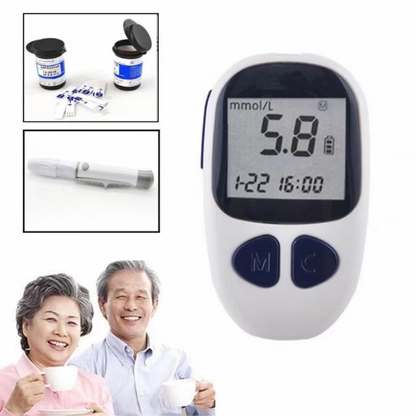 Digital Handheld Glucometer Monitor Diabetes Test Meter Monitor Kit ...
