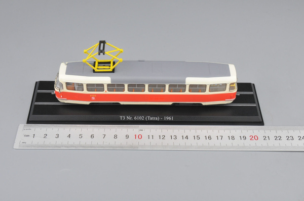 1/87 Atlas Tram Model T3 Nr.6102(Tatra)-1961 Diecast Truck Bus Car ...