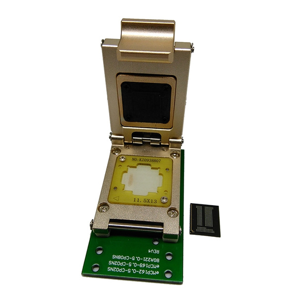 eMCP221 Test Socket with SD interface Pogo Pin Nand flash reader For ...