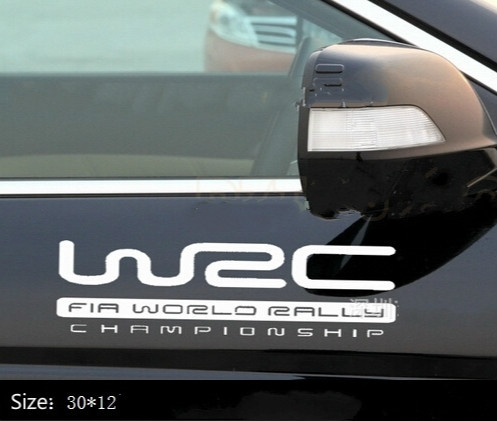 WRC Rally Car Body Stickers Car Stickers Affixed To The Door Scratch ...