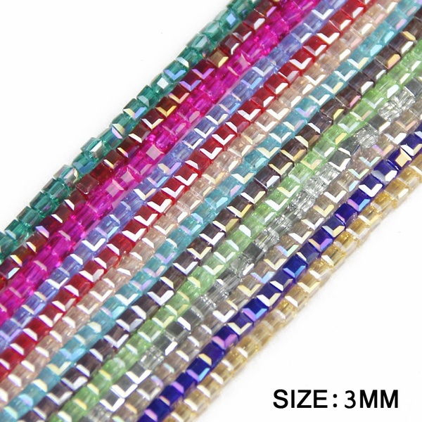 Top Quality Square Shape Upscale Austrian Crystal Beads Transparent ...