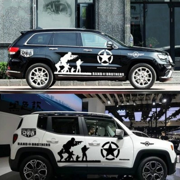 The Brothers In Car with A U.S. World War II Wrangler Off-road Car ...