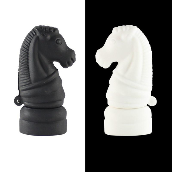 2 Colors (White\Black) Chess USB Flash Drive Horse Pendrive ...