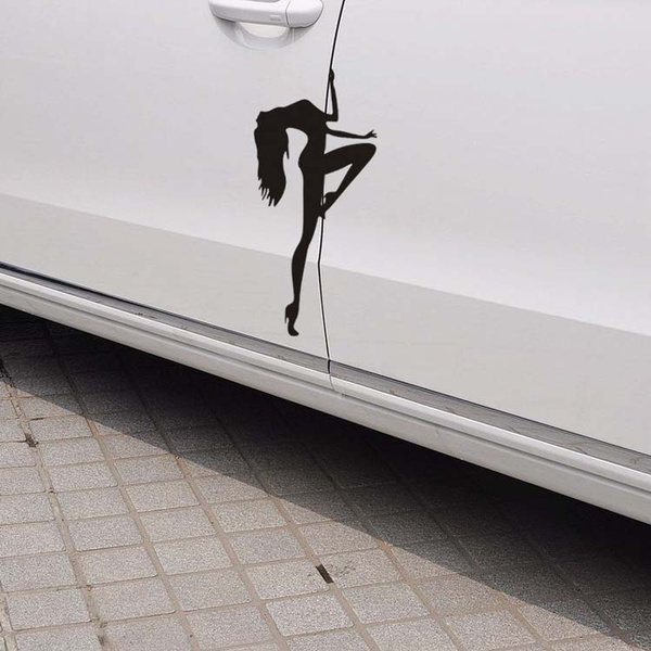 Pole Dancer Sticker Sexy Stripper Woman Vinyl Car Window Decal Truck