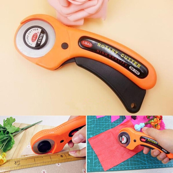 45mm Rotary Cutter Quilters Sewing Quilting Fabric Cutting Craft Tool ...