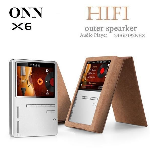 ONN X6 Hifi MP3 Lossless Music Player with HD OLED Screen Bass Speaker ...