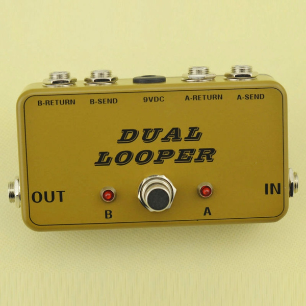 New TTONE True-Bypass Loop Pedal Guitar Effect Pedal Looper Switcher ...