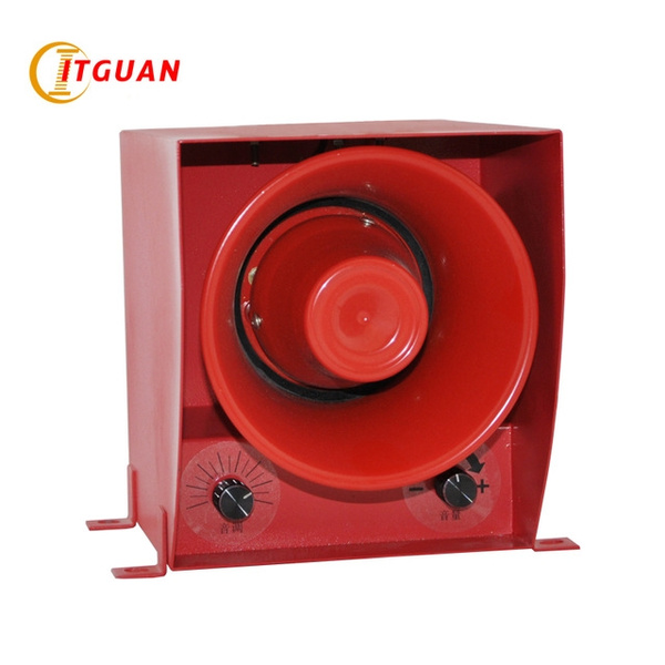 TGSG-07B DC/AC24V-380V Metal Buzzer 130dB Alarm for Passenger Car Ship ...