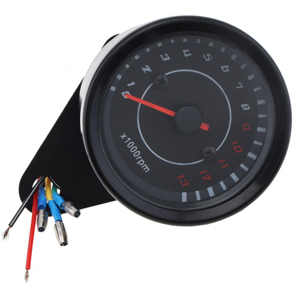 Motorcycle Stainless Steel Speedometer Tachometer Odometer Rev Counter ...