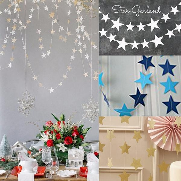 13ft Long Star String Paper Garland for Wedding Birthday Party Baby ...