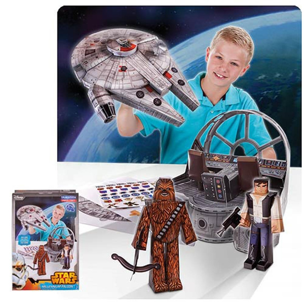 Star Wars Blueprints Papercraft: Millennium Falcon Adventure Pack | Wish