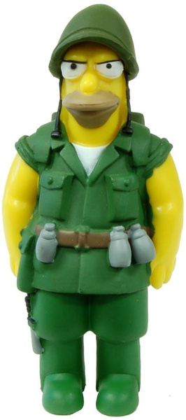 The Simpsons 20th Anniversary Figure Seasons 6-10 Fighting Abe Simpson ...