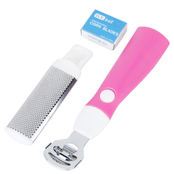 Feet Pedicure Metal File Corn Plane Shaver Calluses Cuticle Cutter ...