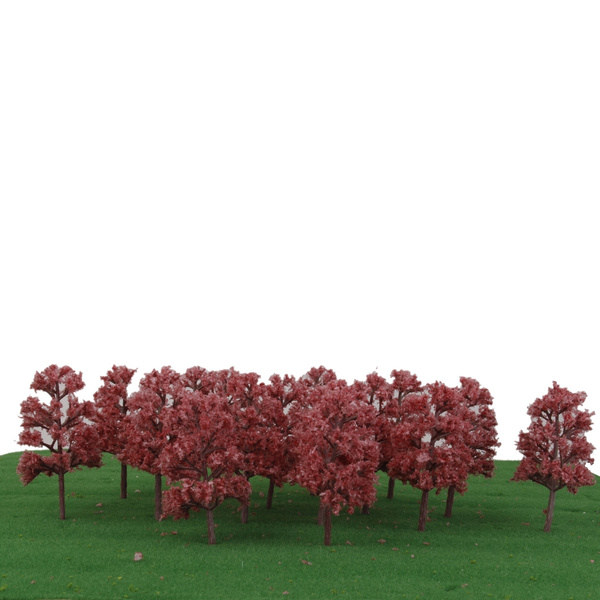 20pcs 1:150 Model Trees N Scale Layout Train Railway Diorama Landscape ...