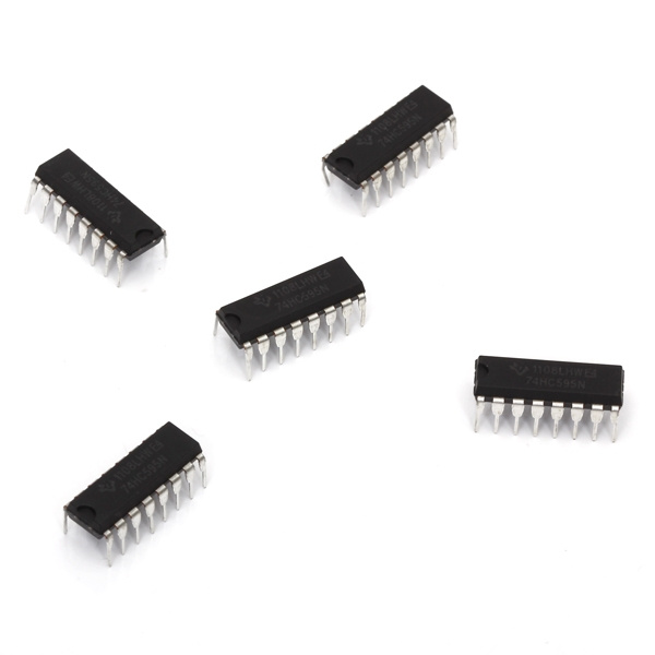 5pcs 16Pin 8-Bit Serial-in Parallel-out Shift Register 74HC595N | Wish