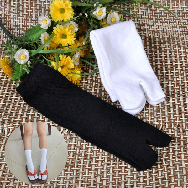 5 Pairs Unisex Japanese Kimono Flip Flop Sandal Split Toe Tabi Ninja ...