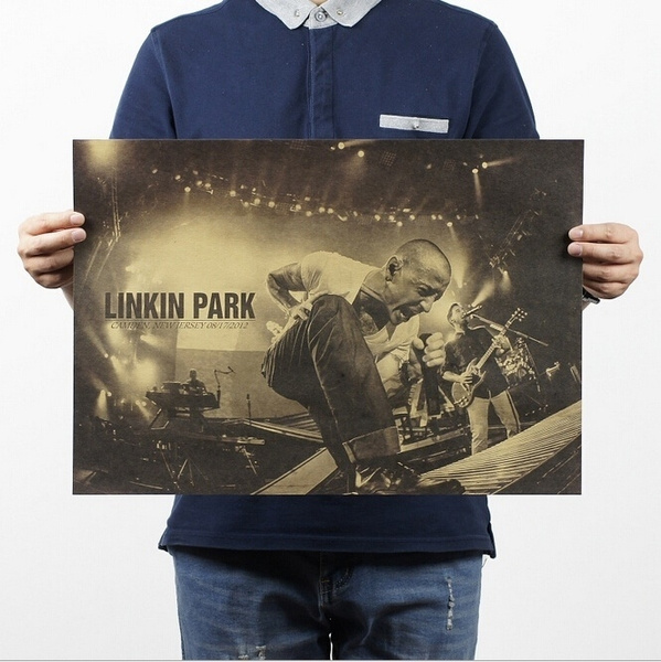 Linkin Park Linkin Park-classic Rock Band Posters Poster Retro Craft ...