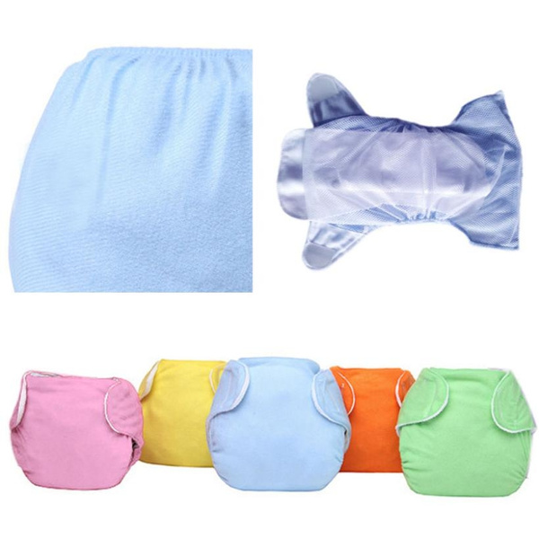 Reusable Baby Diapers Colorful Cloth Diaper for Kids Adjustable ...