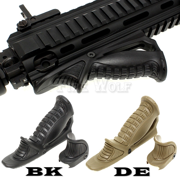 Tactical Ergonomic Forward Hand Stop Angled Foregrip Handle Grip VTS ...