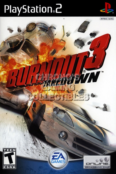 Poster - Burnout 3 Takedown - BOX ART Sony Plastation 2 PS2 - PS2035 | Wish