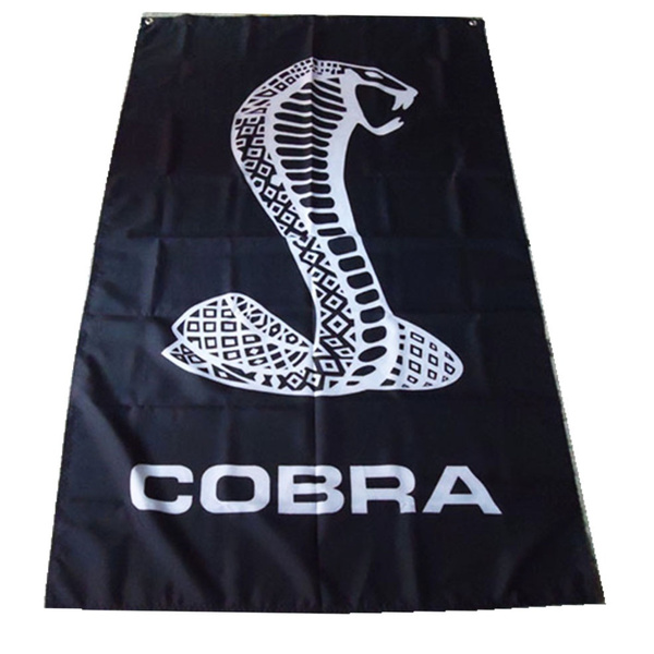 Cobra flag Ford Cobra Vertical Durable Polyester Banner Ford Shelby ...