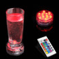 10 LED Multi Color Submersible Waterproof Wedding Party Vase Base RGB ...