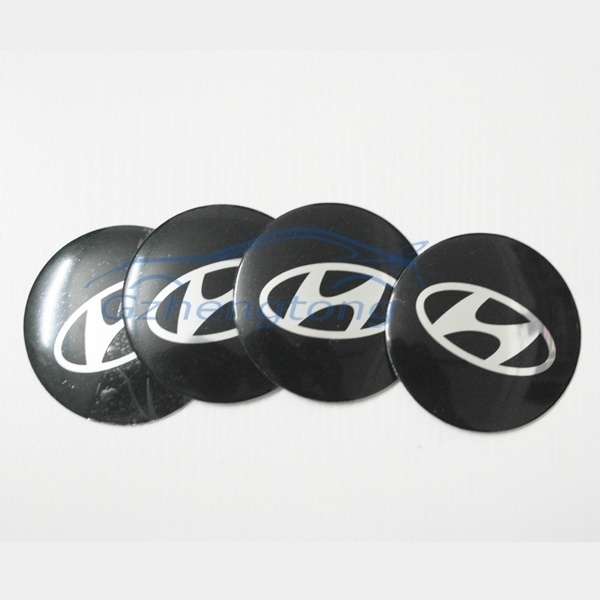 Custom Stickers 60mm Wheel Rims Center Caps Cover Decal Sticker Logo ...