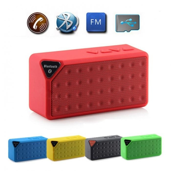 Mini Wireless Bluetooth Speaker X3 Support TF USB FM Handsfree Music ...
