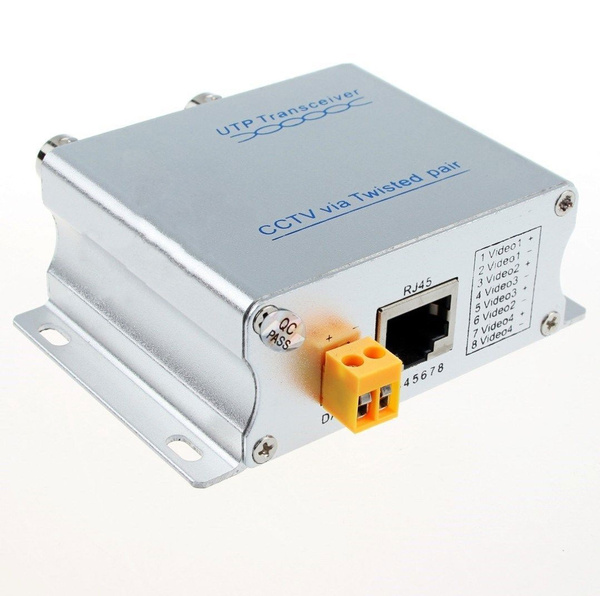New 2PIN BNC 4 Channel Passive UTP Video Balun Transmitter CCTV Twisted Pair | Wish