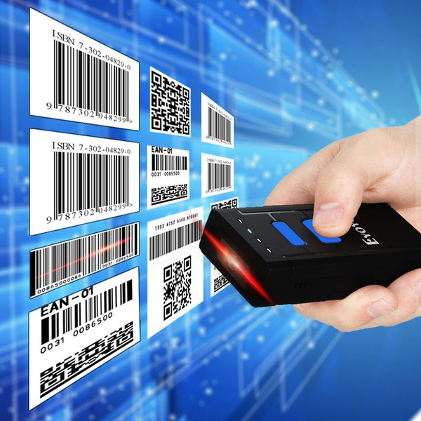 CDD Mini Portable Wireless Bluetooth Barcode Scanner for Apple IOS ...