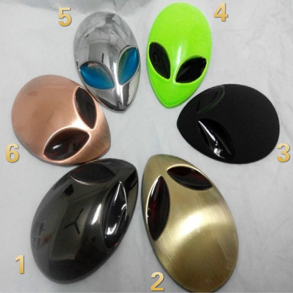 Three-dimensional Metal Alien Car Stickers | Wish