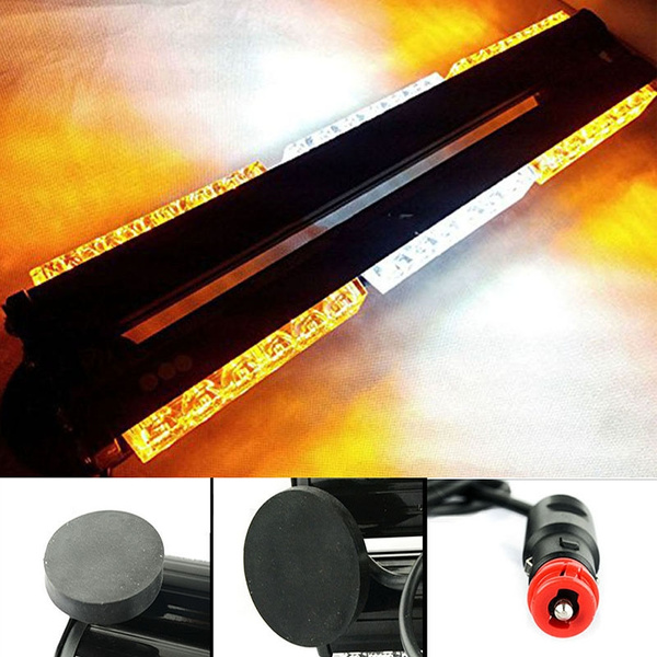 Double Side 108W LED Warning Strobe Car Hazard Light Bar Beacon LAMP ...