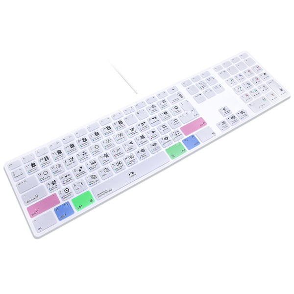 DaVinci Resolve Hot keys Design Silicone Keyboard Cover Skin Protector ...