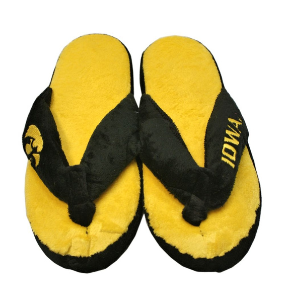 Iowa Hawkeyes Slippers - Womens Thong Flip Flop (12 pc case)---(Package ...