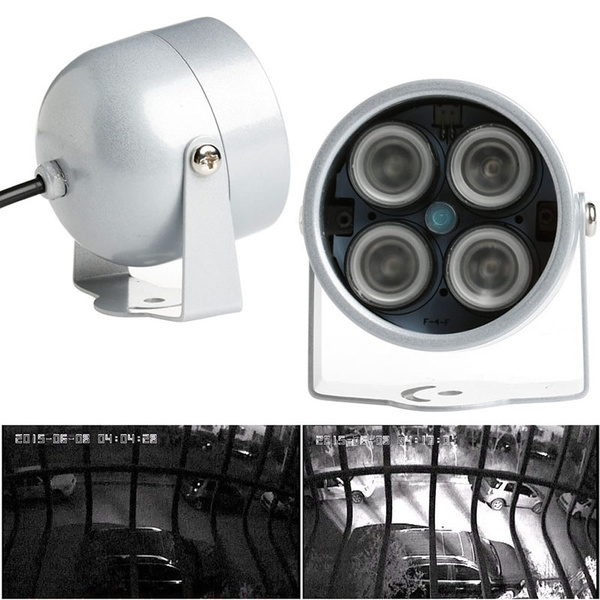 Infrared Night vision 4LED 50M IR Light illuminator lamp for IP CCTV ...