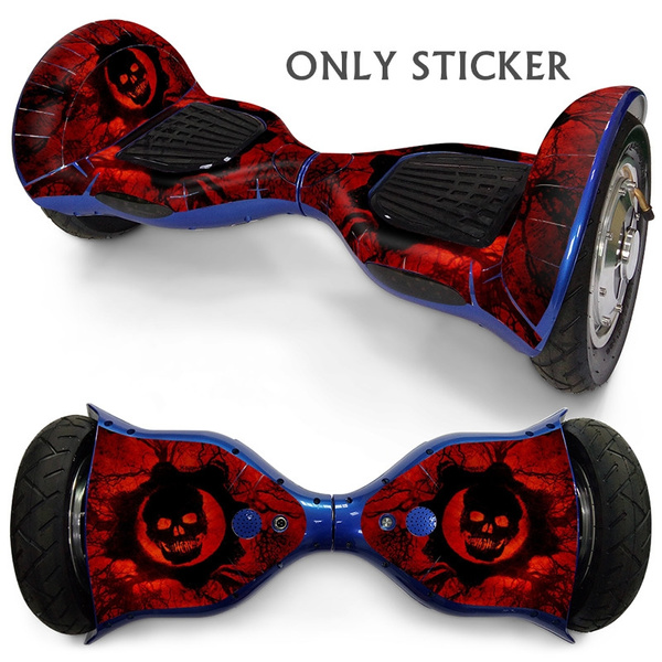 Dhappy® Skull Vinyl Skin Wrap for 10inch Two Wheel Electric Self ...
