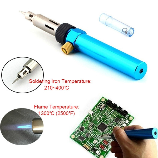 Top Popular Gas Blow Torch Soldering Solder Iron Gun Butane Cordless ...