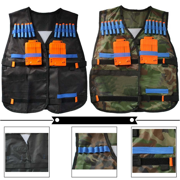 Tactical Vest for Nerf Multiple Colors Kit Reload Ammo Gilet Military ...