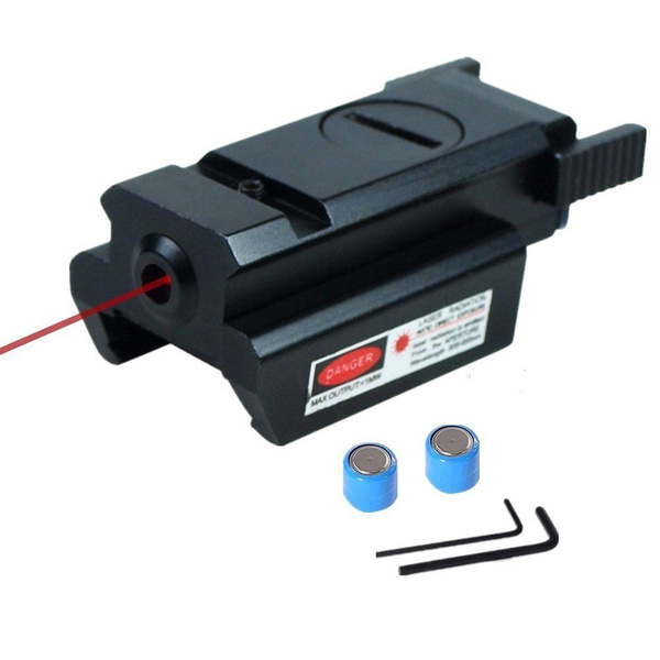 Red Dot Laser Sight Tactical 20mm Standard Weaver Rail for Pistol Gun ...