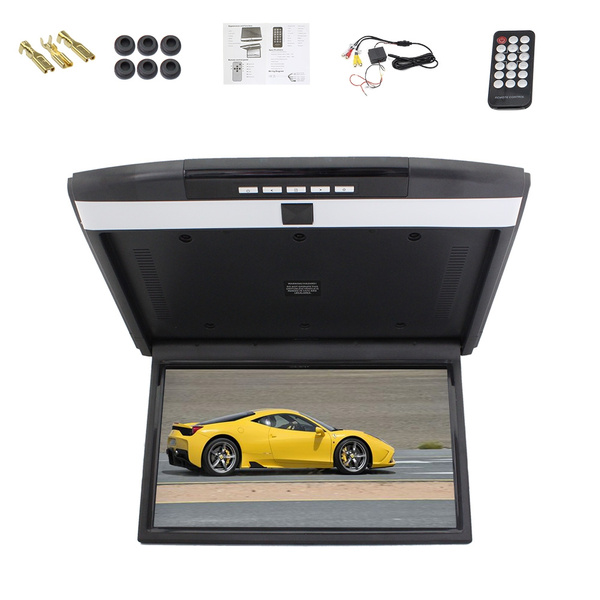 Car Monitor 15 Inch car ceiling monitor flip down monitor LED digital ...