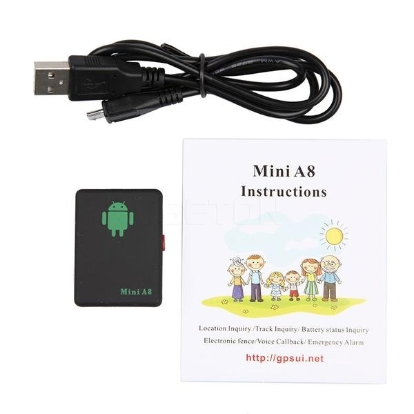 Mini A8 Tracking Device LBS Tracker Global Real Time GSM GPRS LBS With ...